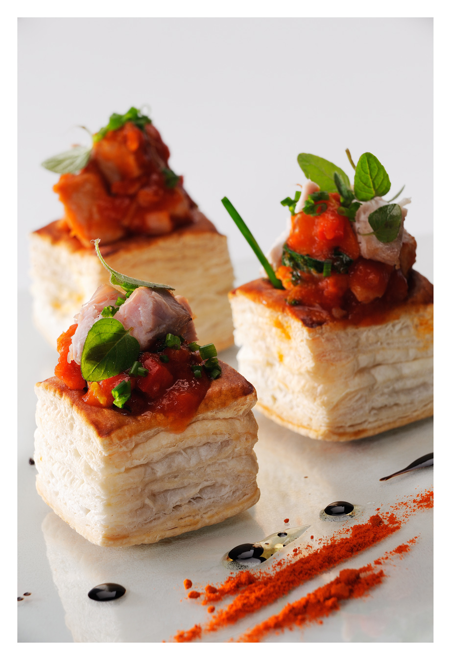 Volován cuadrado de marmitako de atún ⋆ Confiletas